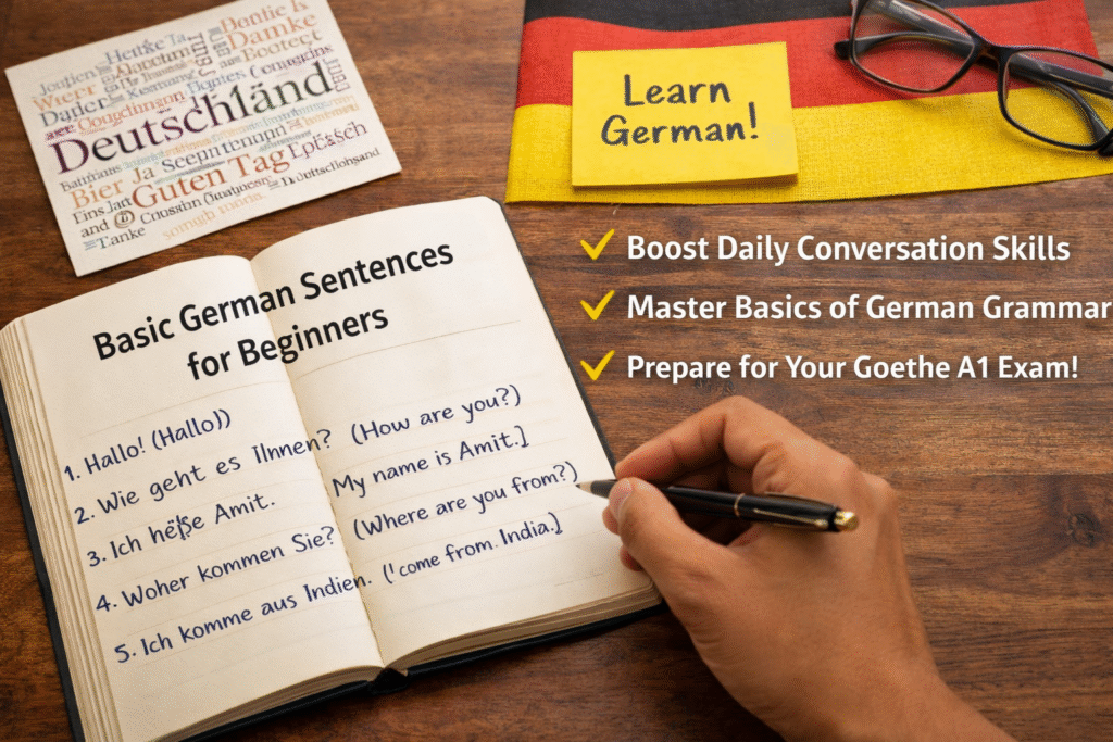 Top 50 Basic German Sentences for Beginners - Germanacharya